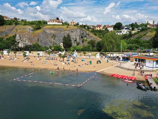 Dijon Plage - Lac Kir - Bourgondië Toerist